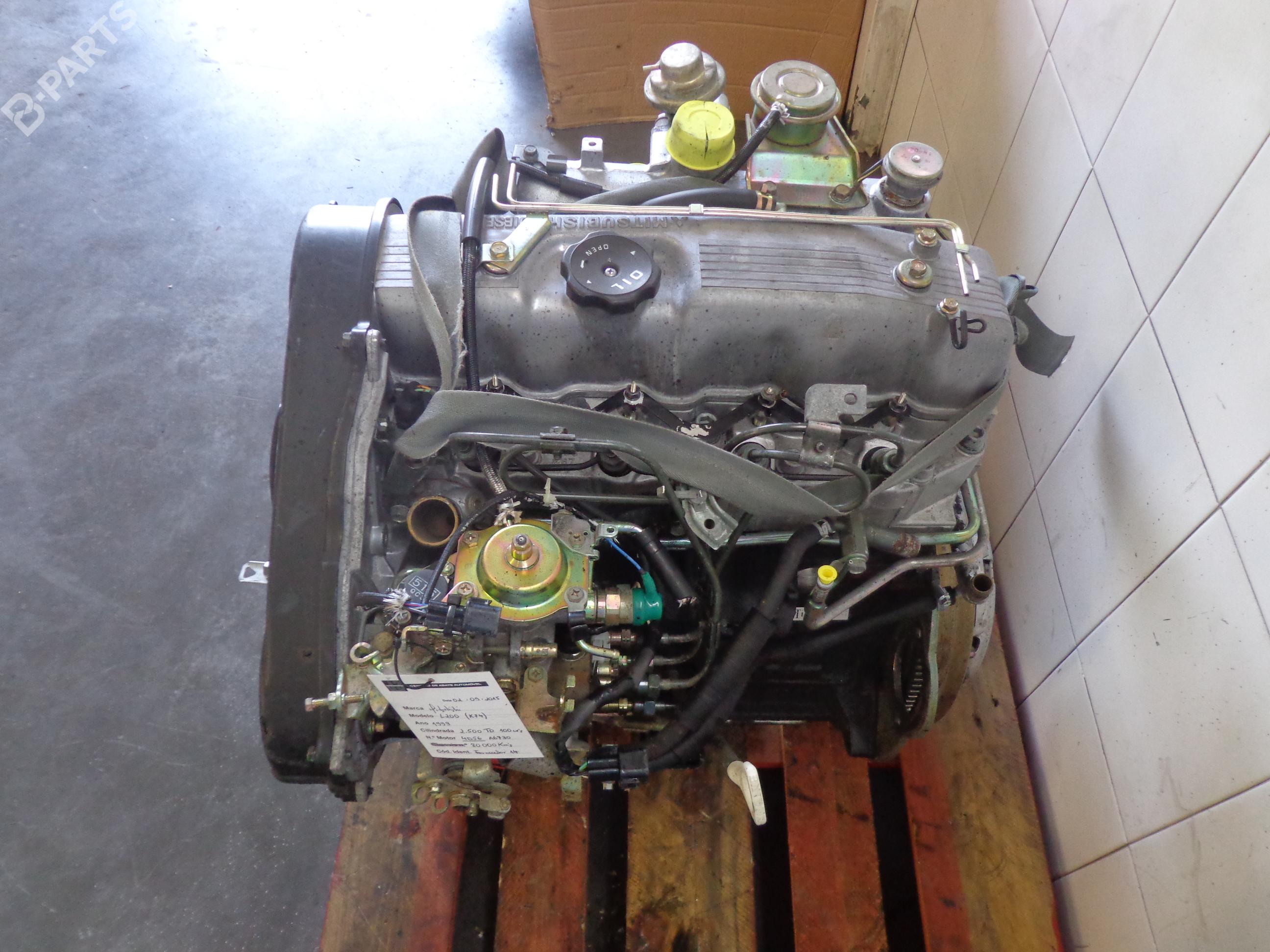 Engine MITSUBISHI L 200 (K7_T, K6_T) 2.5 TD 4WD (K74T) | B-Parts